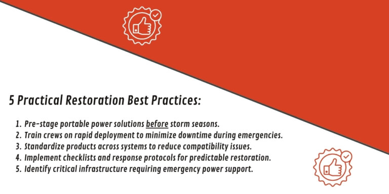 5 Best Practices For Utility Restoration Planning | Trystar